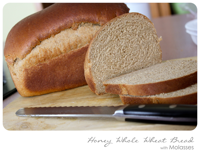 Honey Whole Wheat Bread with Molasses | Simply Bloom Co.