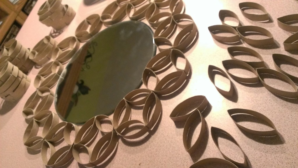 Toilet Paper Roll Mirror & Wall Art | Simply Bloom